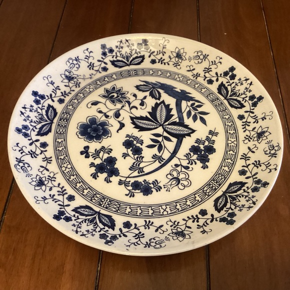 Dining | Vintage Blue Onion Plate 11 12 | Poshmark